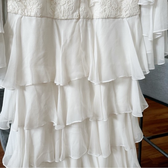 Markarian | Dresses | New Rare Markarian Msrp 632 Treena White Tiered ...